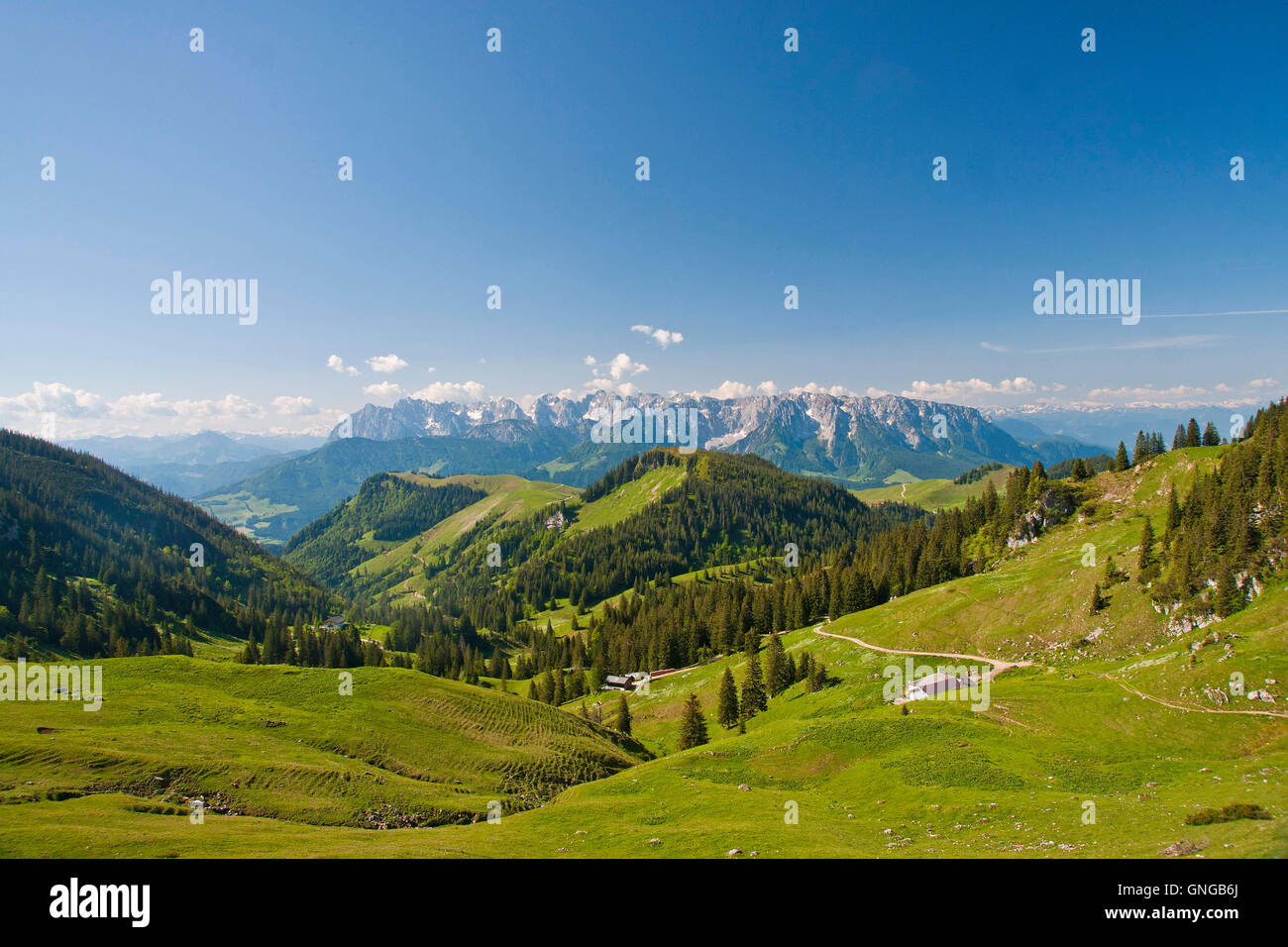 Panorama of the Geigelstein in the town of Aschau - climbing from ...