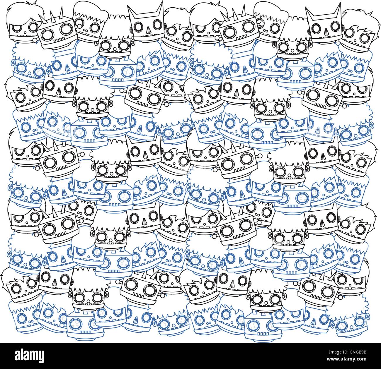 Pen and ink robot Stock Vector Images - Alamy