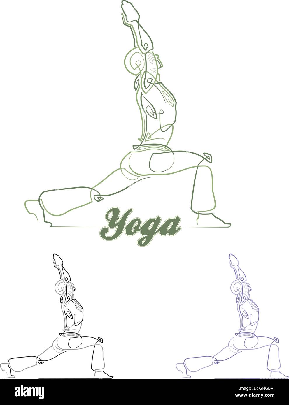 Pose 1 1 Stock Vector Images - Alamy