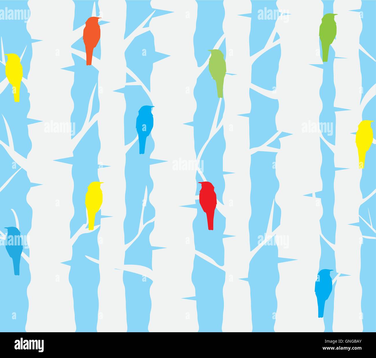 Tree branches background Stock Vector Images - Alamy