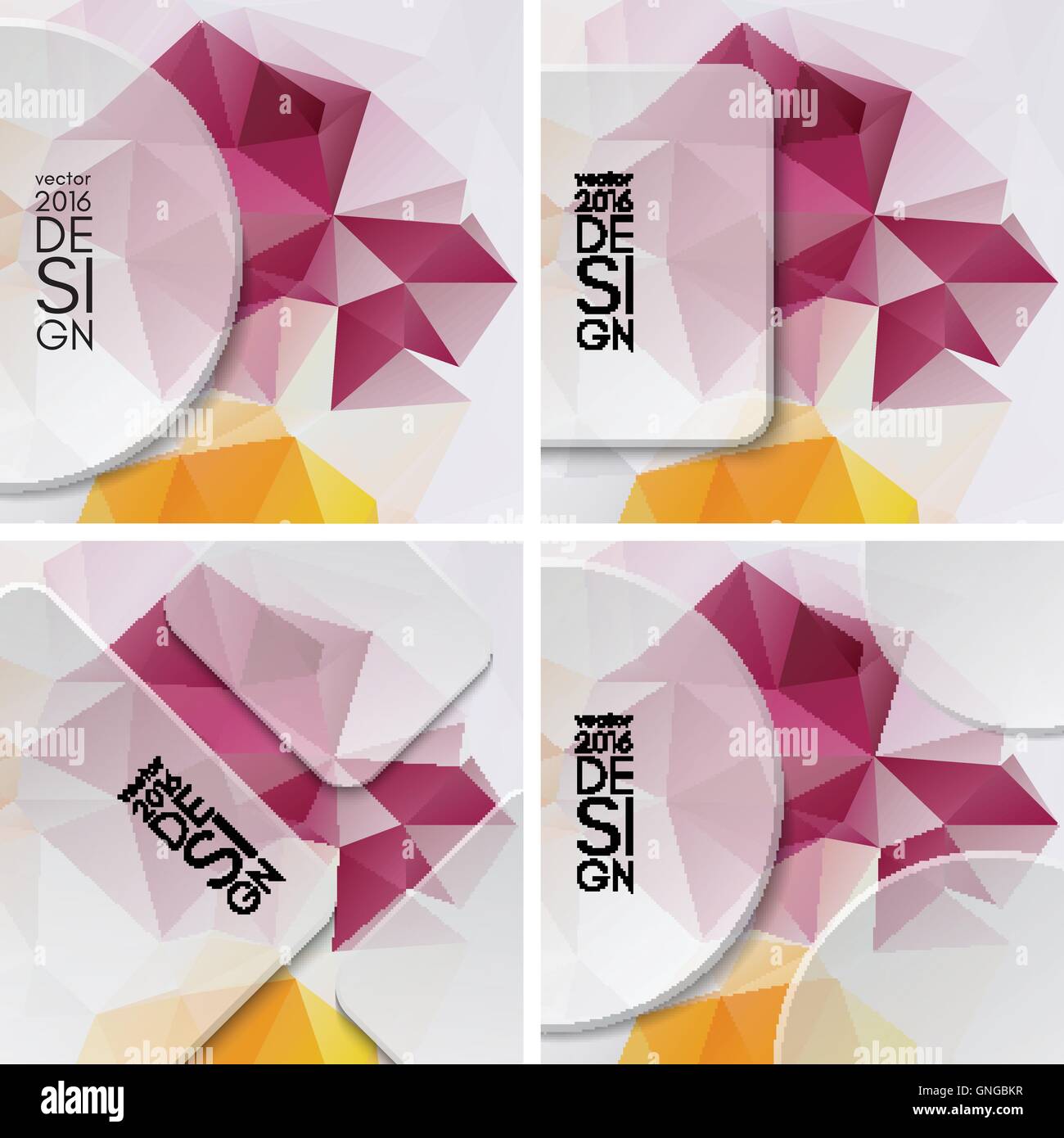 Colorful abstract design template Stock Vector Image & Art - Alamy