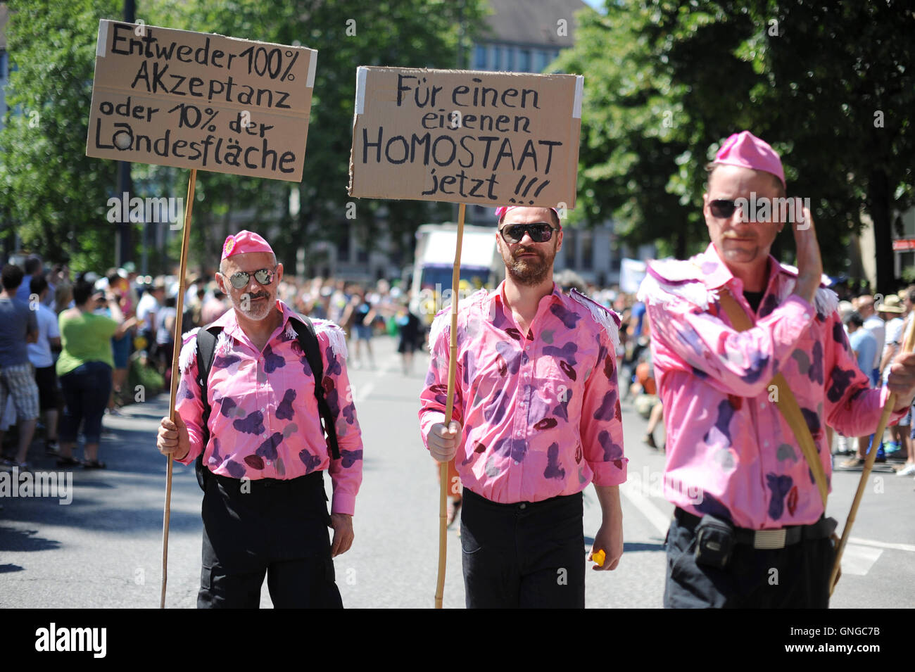 Christopher Street Day Parade in Munich, 2014 Stock Photo - Alamy