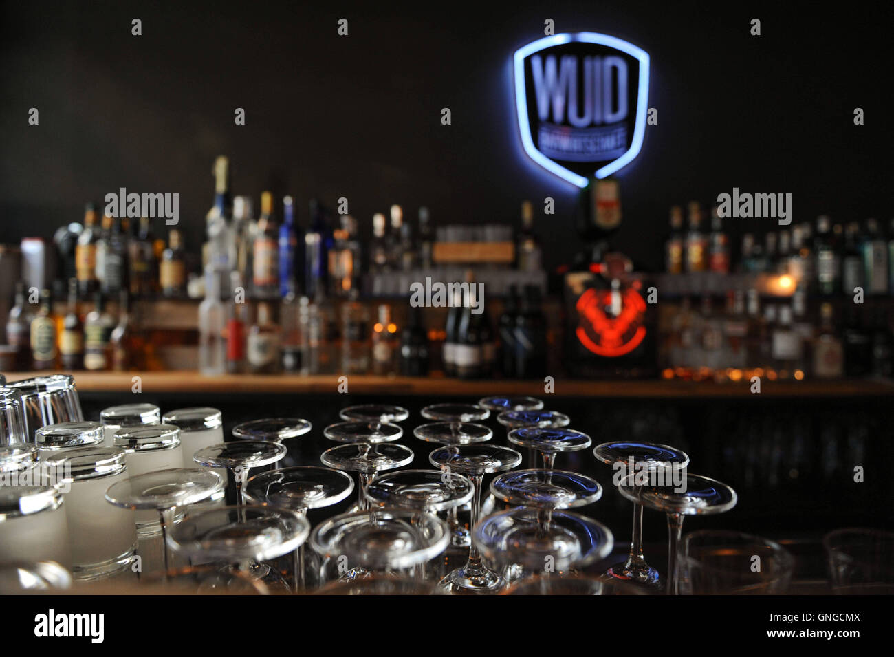 "The bar ""Wuid"" in Munich, 2014 Stock Photo - Alamy