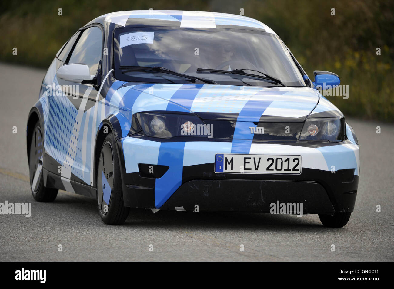"A ""Visio.M"" electric car of TU Munich during a practical test in ...