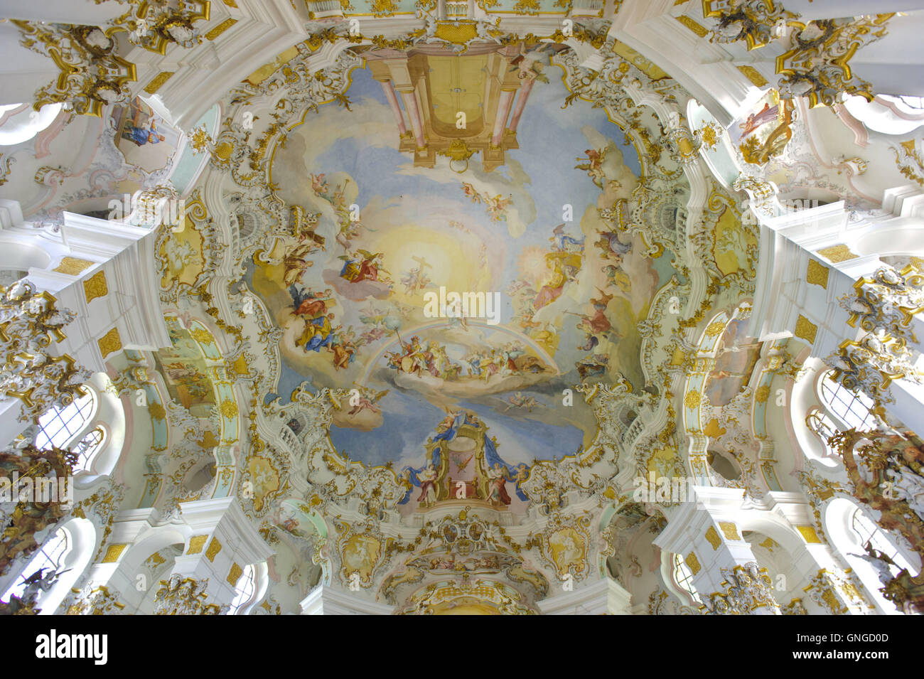 The Wies Church Stock Photo - Alamy