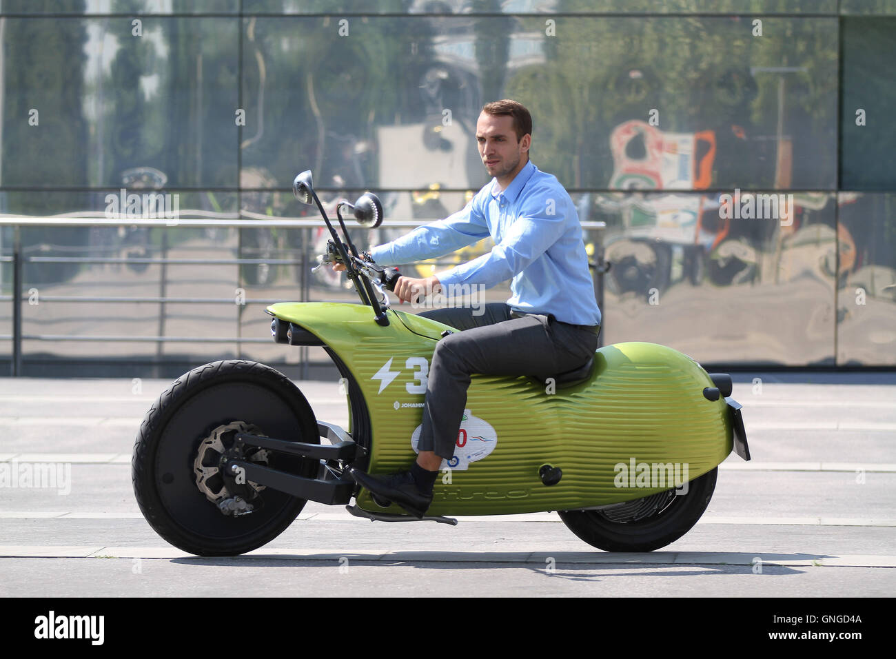 The picture shows the electric motorcycle hi-res stock photography and ...