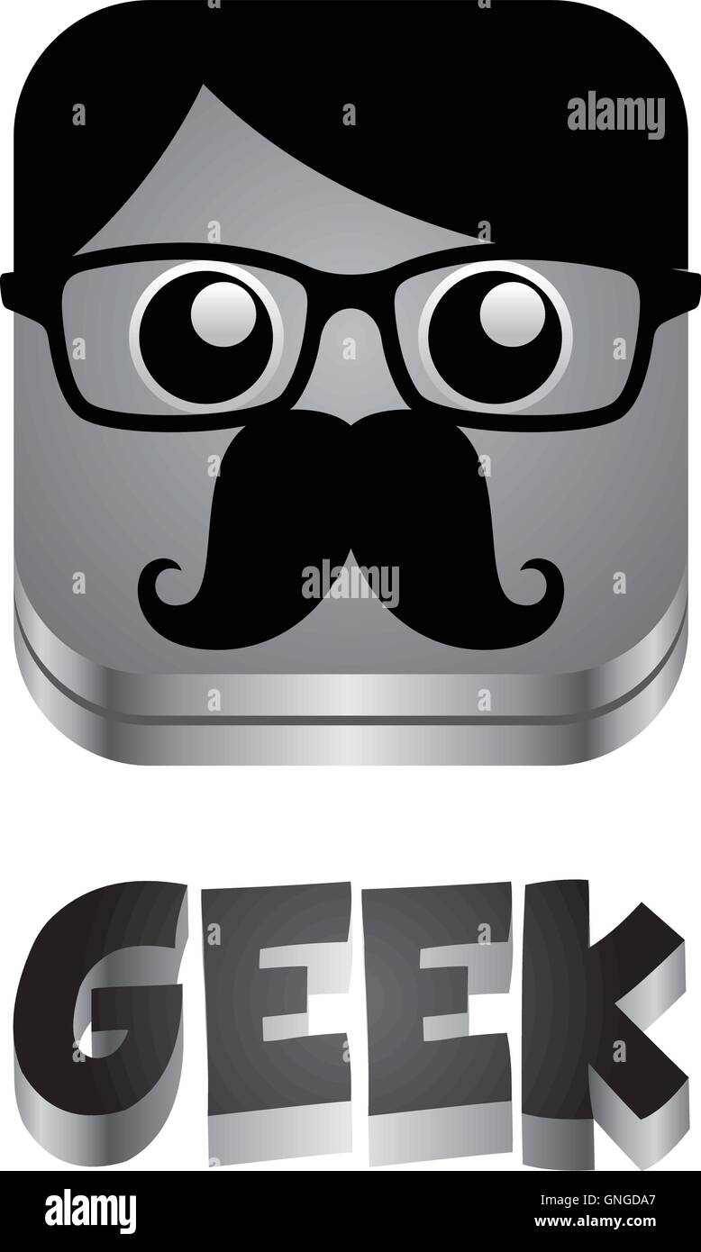 Silver hair man portrait Stock Vector Images - Alamy