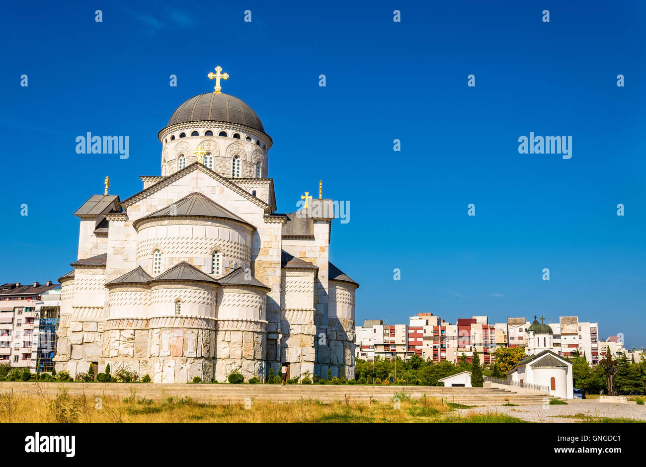 Cathedral of the Resurrection of Christ in Podgorica - Montenegro Stock ...