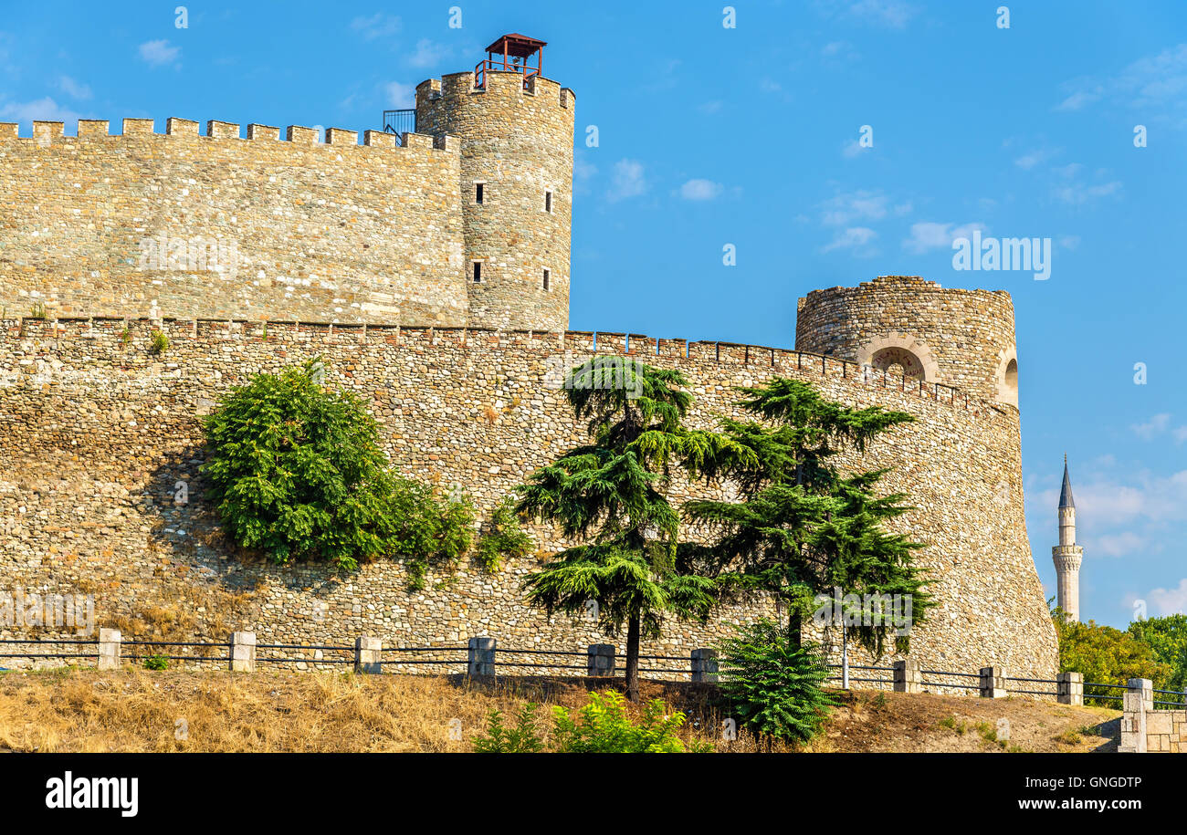 Walls of the Skopje Fortress - Macedonia Stock Photo - Alamy