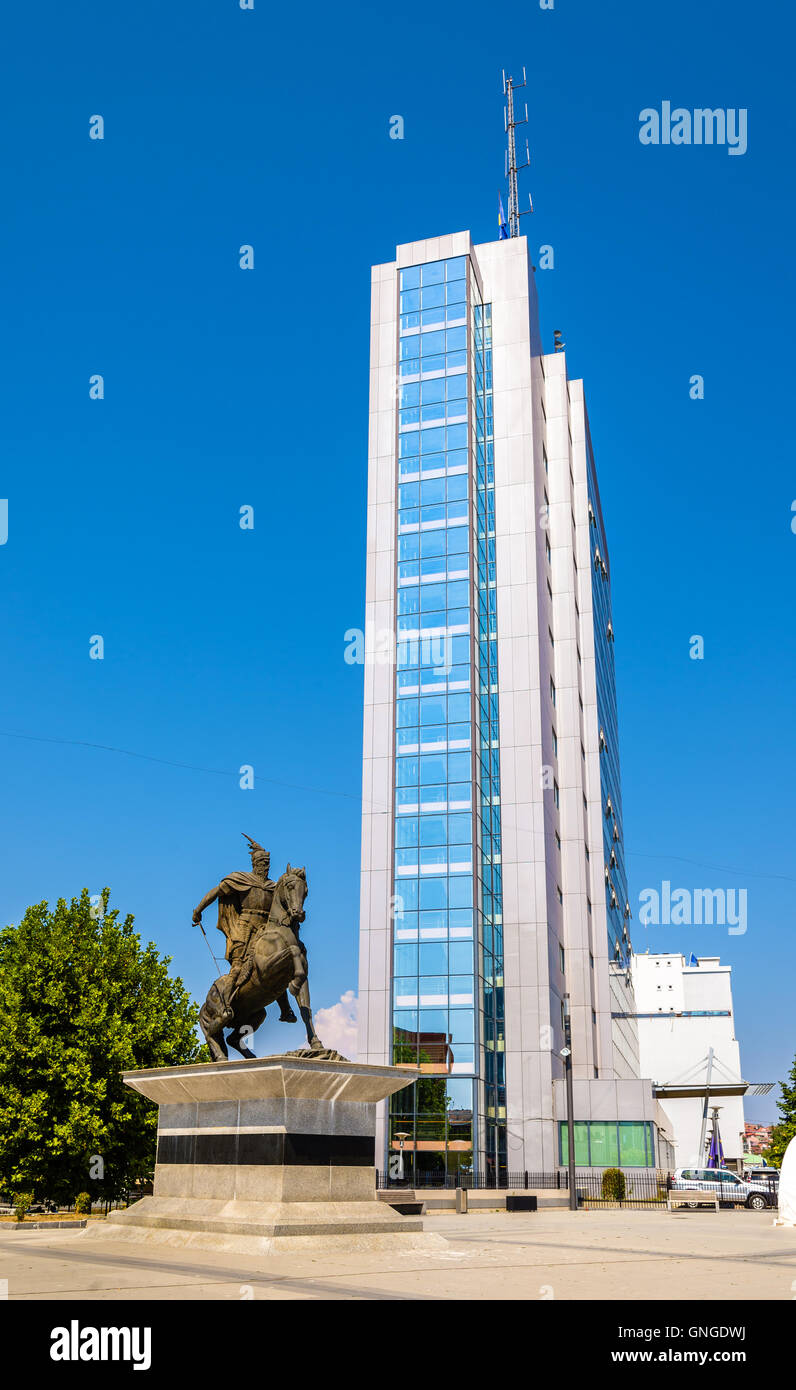Skyscraper in square pristina hi-res stock photography and images - Alamy