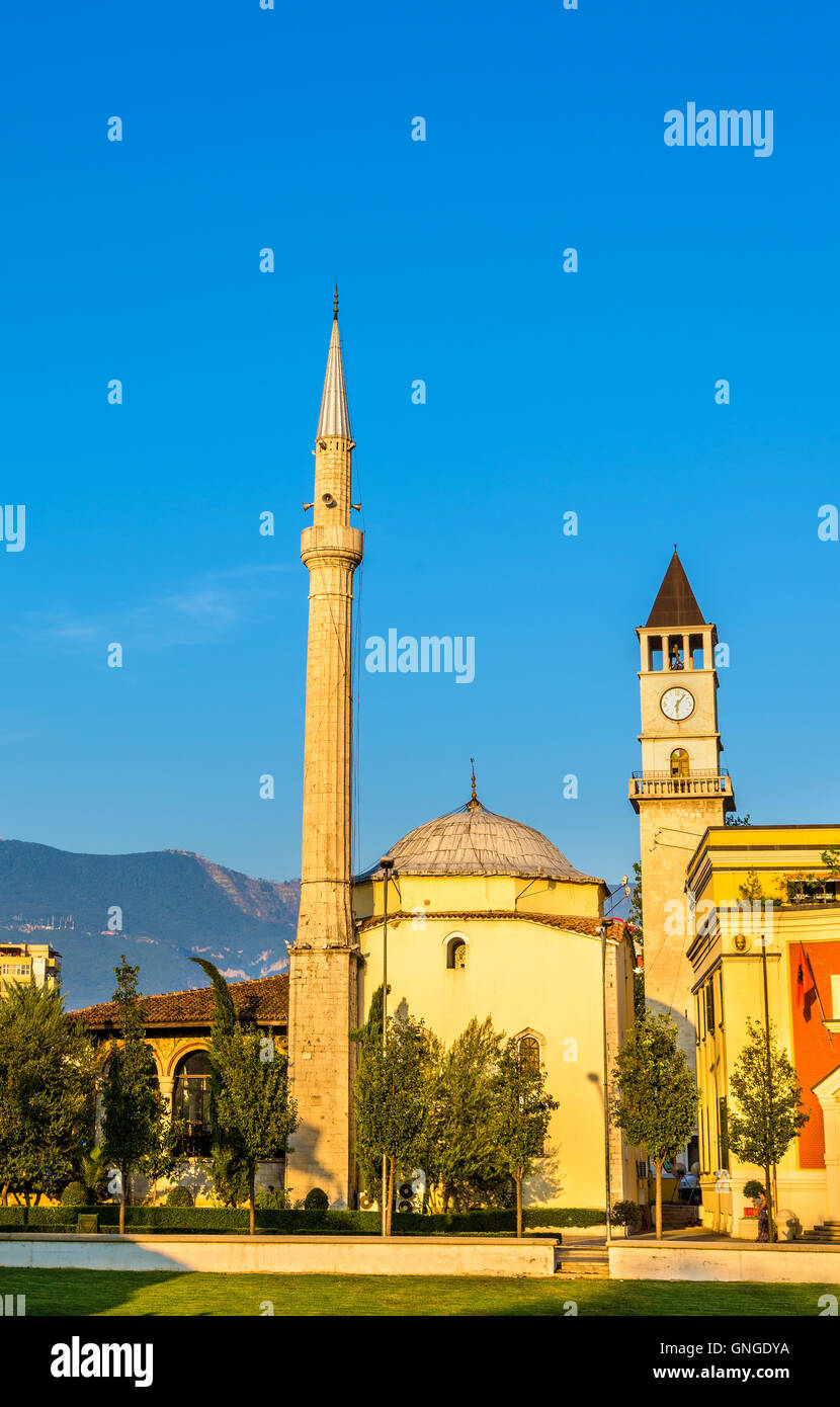 The Et'hem Bey Mosque in Tirana - Albania Stock Photo - Alamy