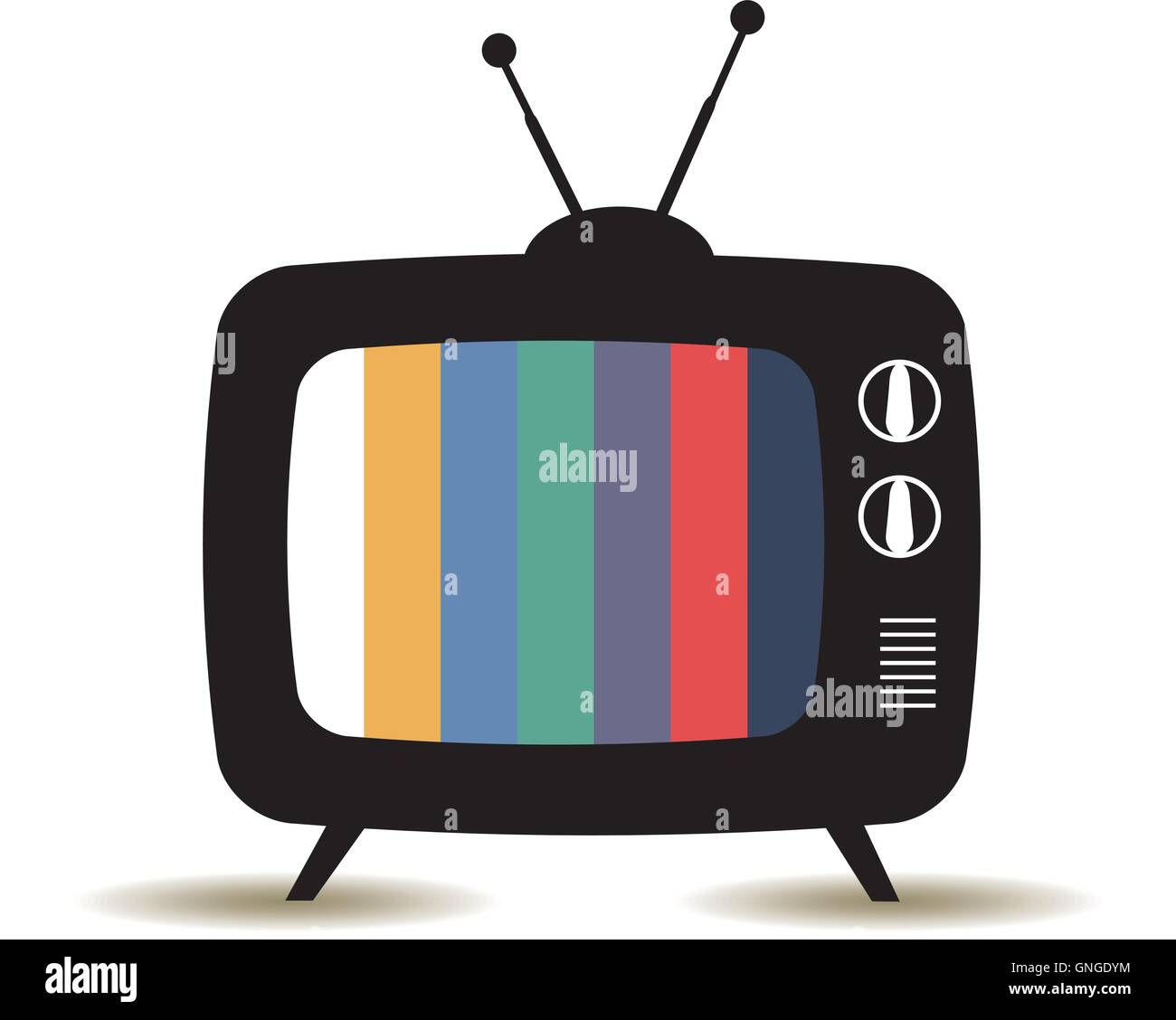 Vector TV Retro Stock Vector Image & Art - Alamy