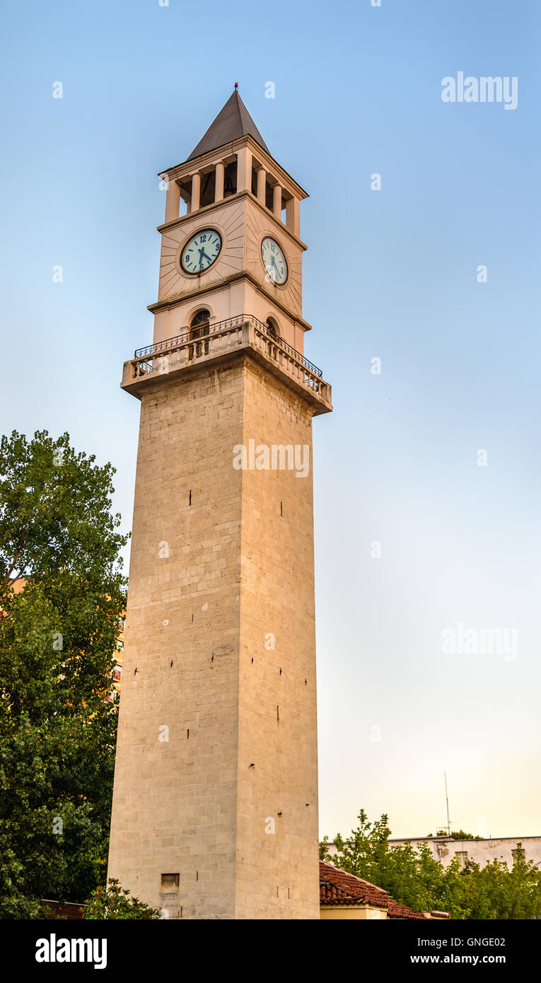 Clock tower of tirana hi-res stock photography and images - Alamy