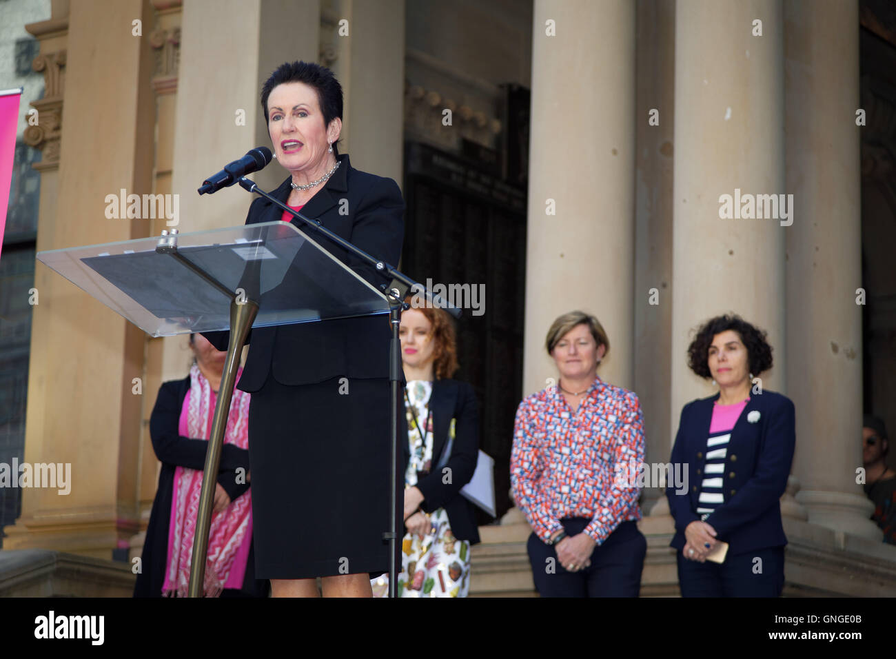 Sydney, Australia. 30th Aug, 2016. Sydney Lord Mayor Clover Moore ...