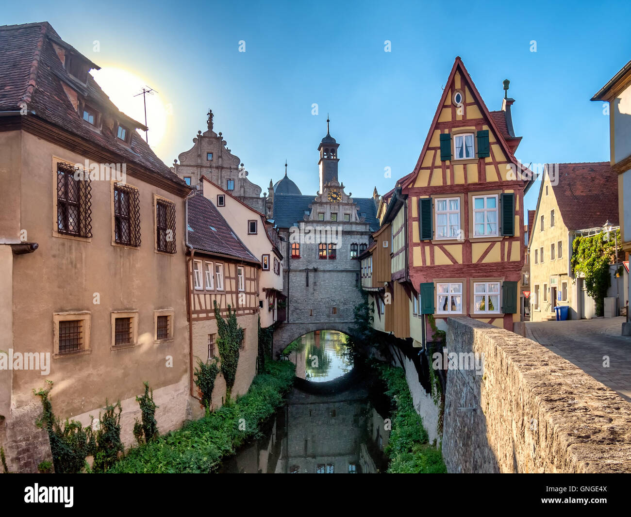 Malerwinkel, City Hall in Marktbreit, Bavaria, Germany Stock Photo - Alamy