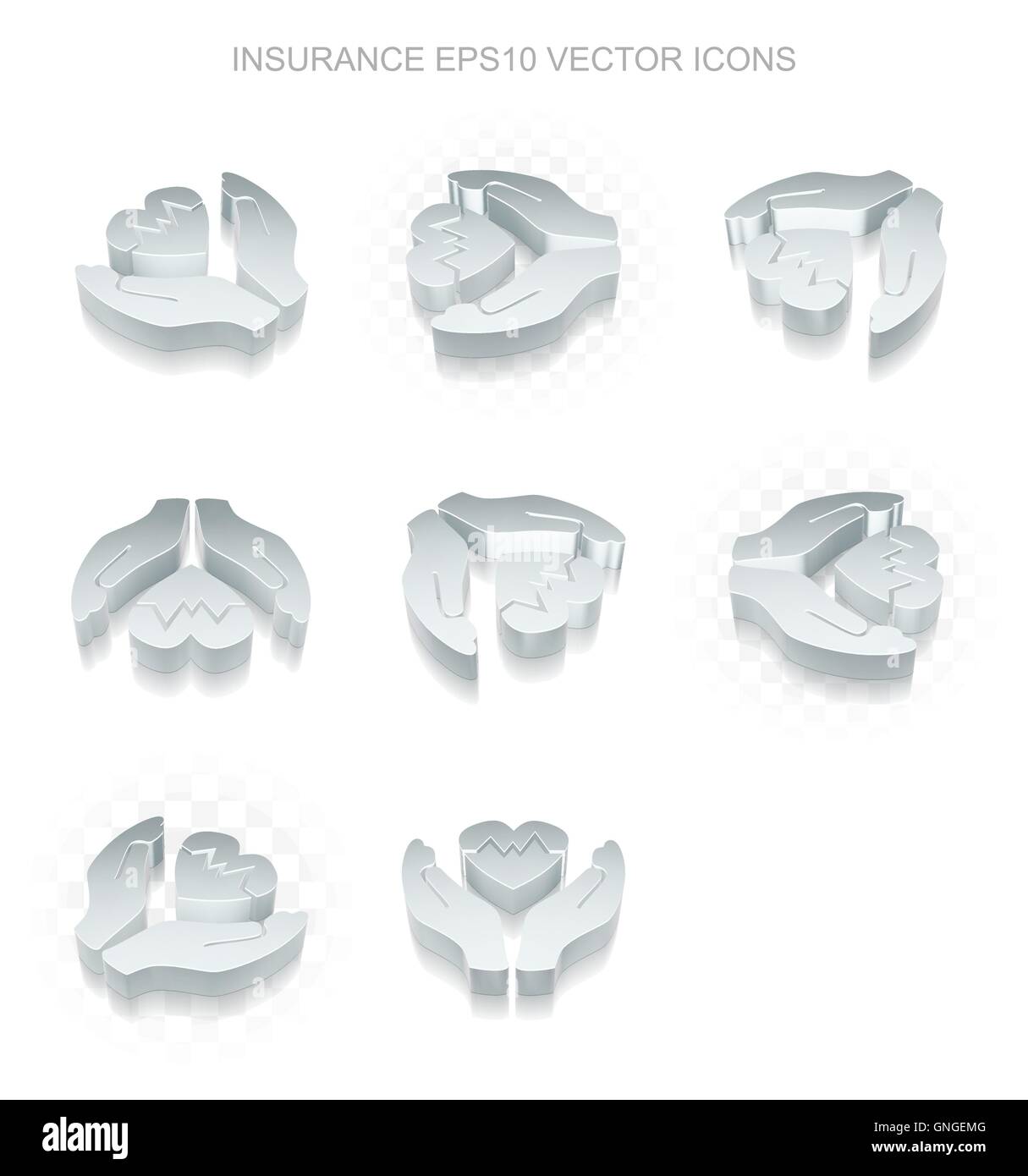 3d metal heart Stock Vector Images - Alamy