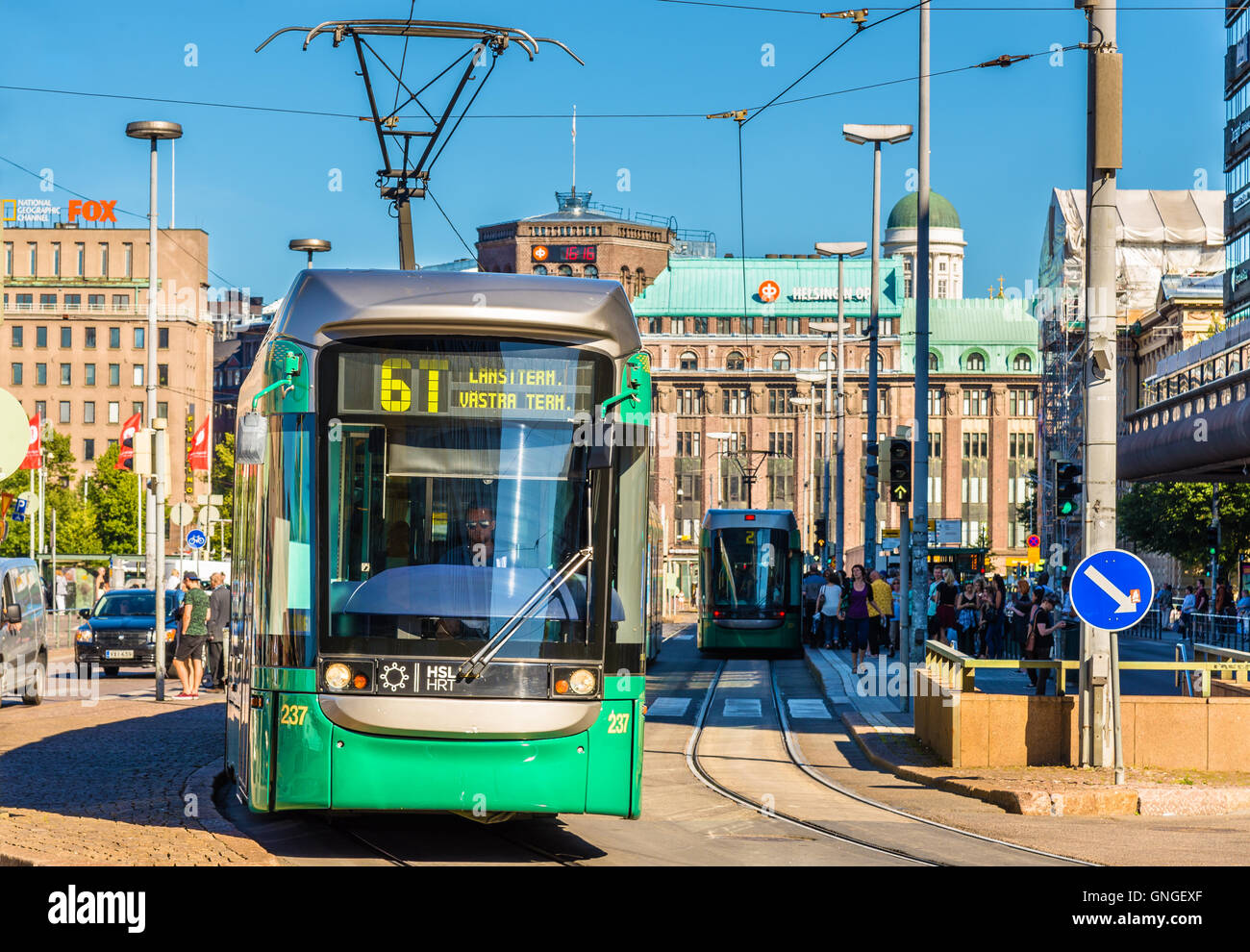 Helsinki tramway hi-res stock photography and images - Alamy