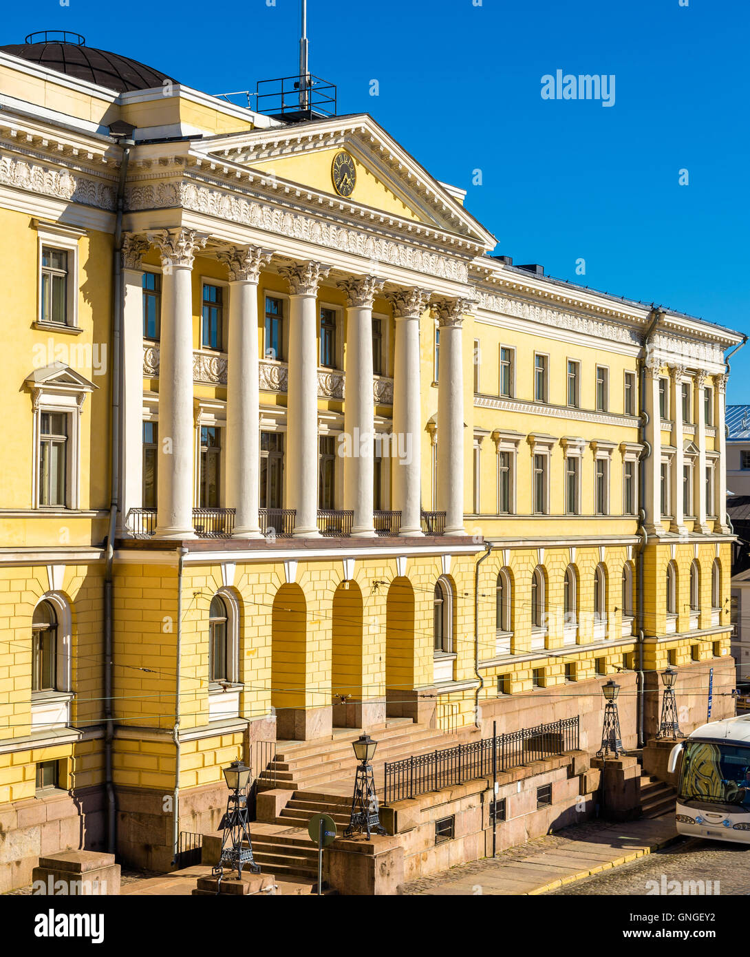 The Government Palace in Helsinki - Finland Stock Photo - Alamy