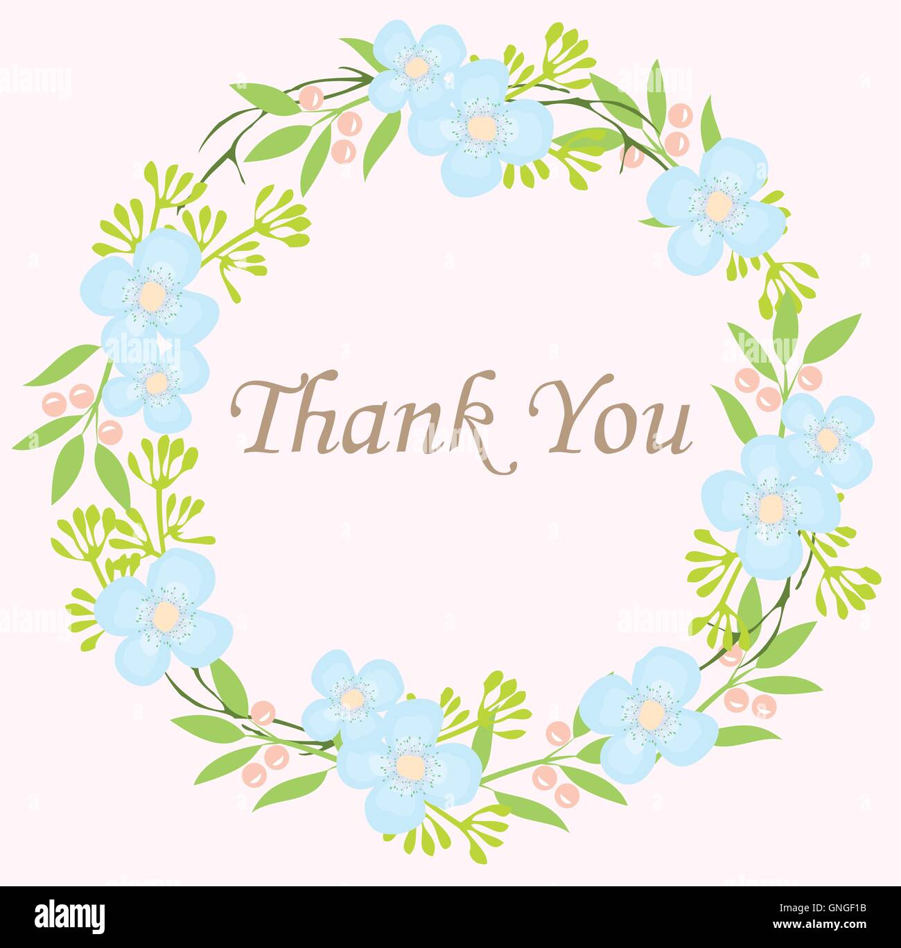 Thank You Card Stock Vector Image & Art - Alamy