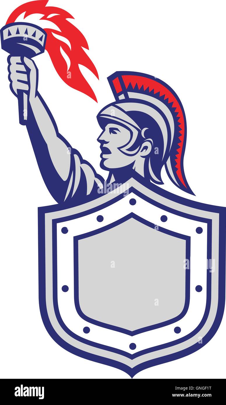 Greek warrior shield Stock Vector Images - Alamy