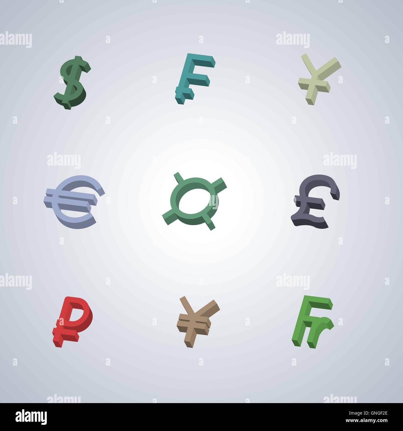 Currency Icons, vector illustration Stock Vector Image & Art - Alamy