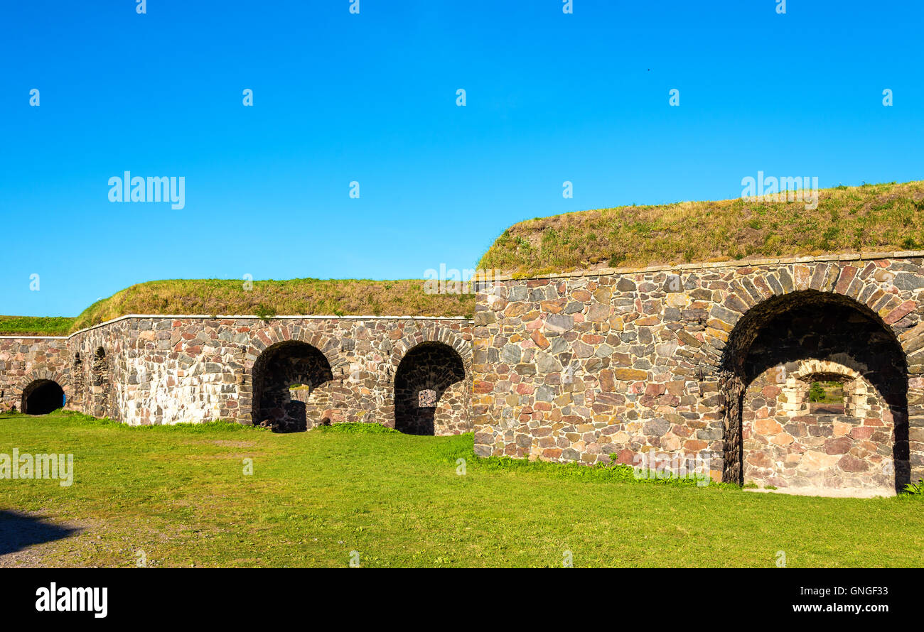 Fortifications in Suomenlinna fortress - Helsinki Stock Photo - Alamy