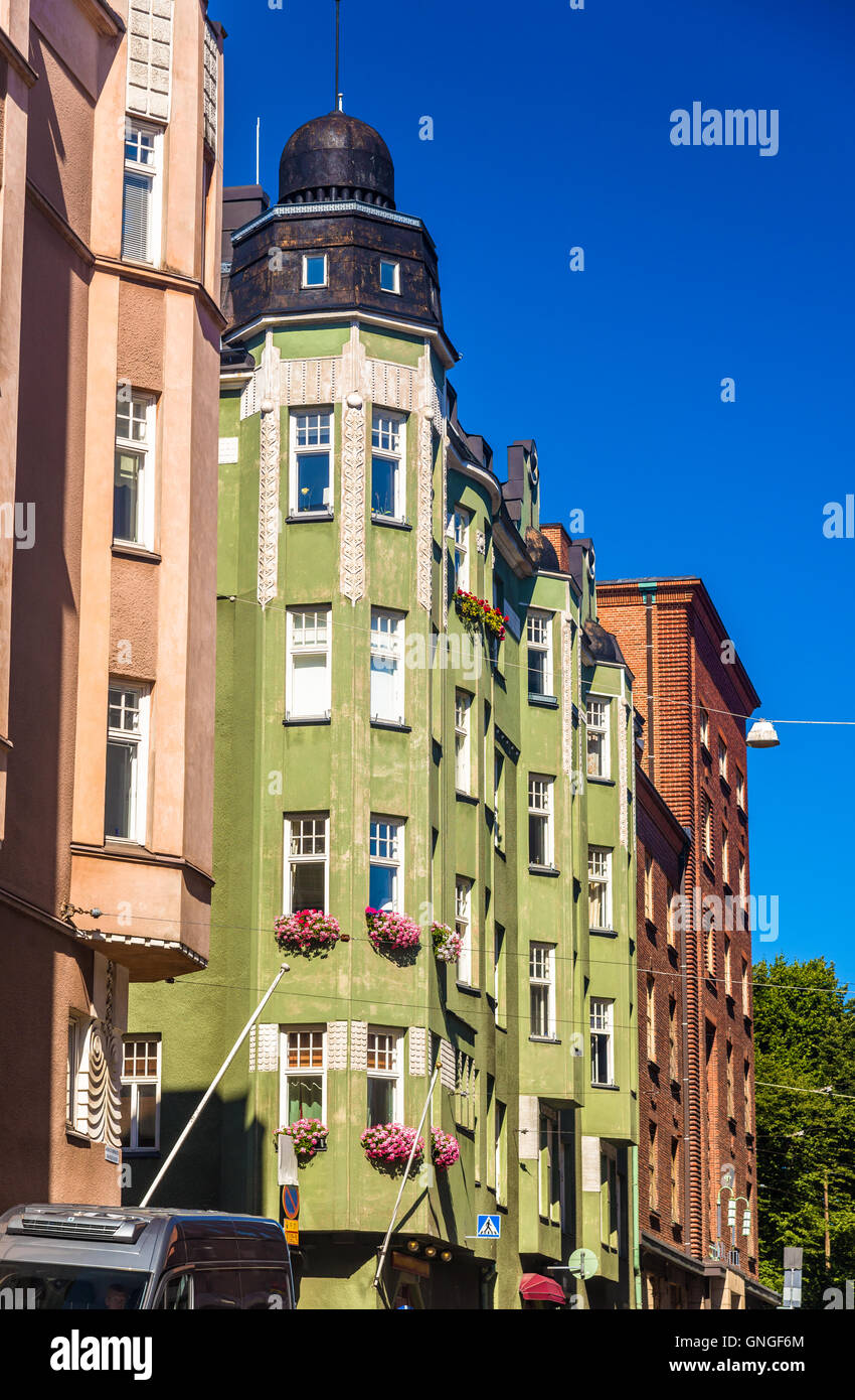 Buildings in the city centre of Helsinki - Finland Stock Photo - Alamy