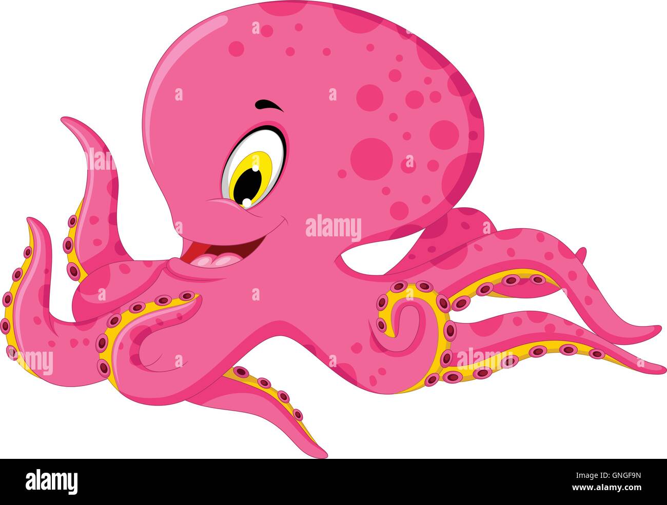 Cartoon Octopus Head High Resolution Stock Photography and Images - Alamy