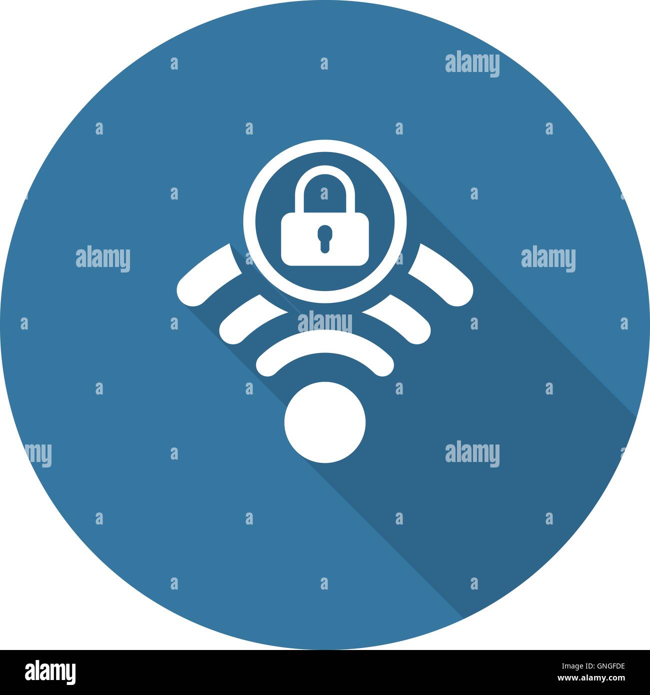 Secure Access Icon. Flat Design Stock Vector Image & Art - Alamy