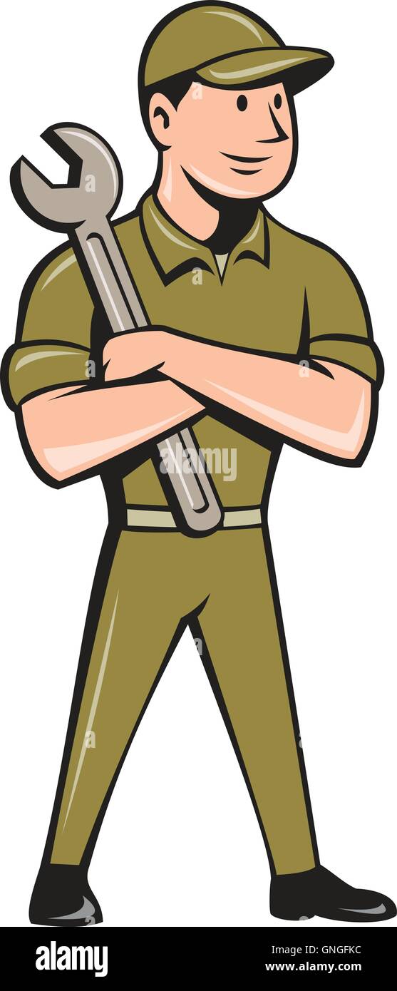 Man arms crossed holding Stock Vector Images - Alamy