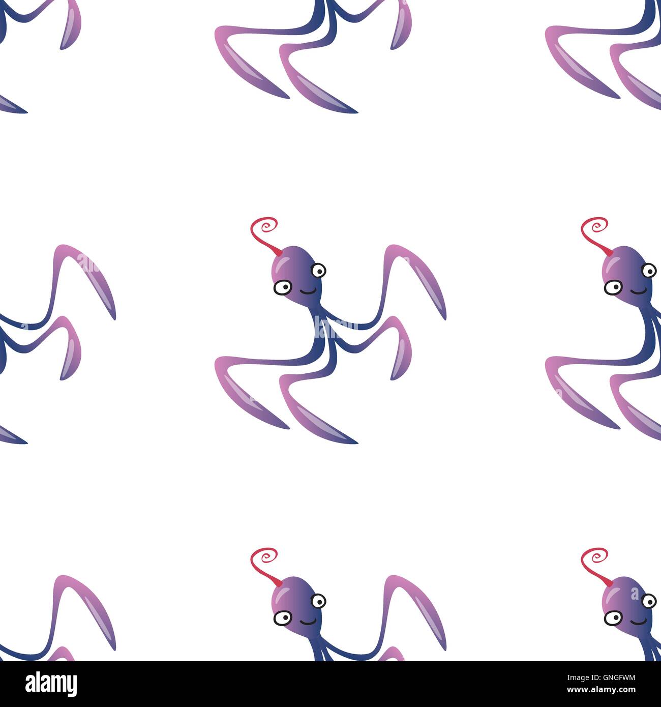 Octopus character Stock Vector Images - Alamy