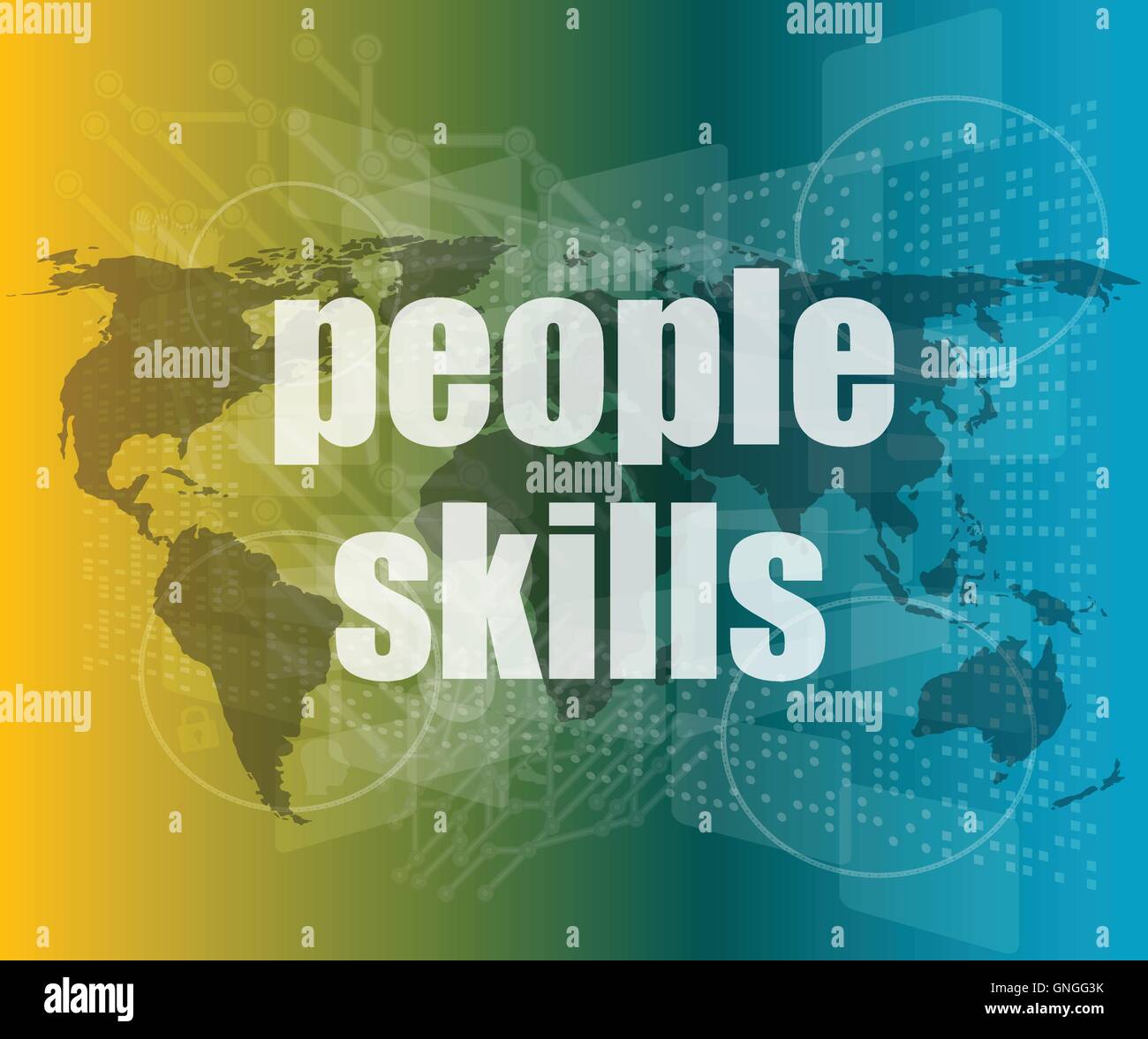 Skills test computer Stock Vector Images - Alamy