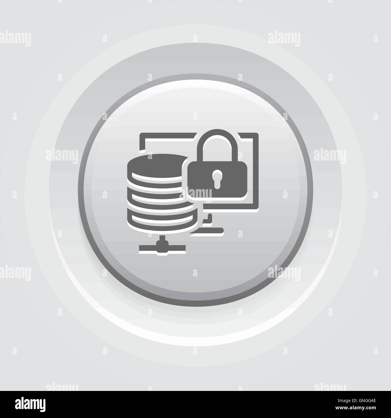 Secure Storage Icon. Flat Design Stock Vector Image & Art - Alamy