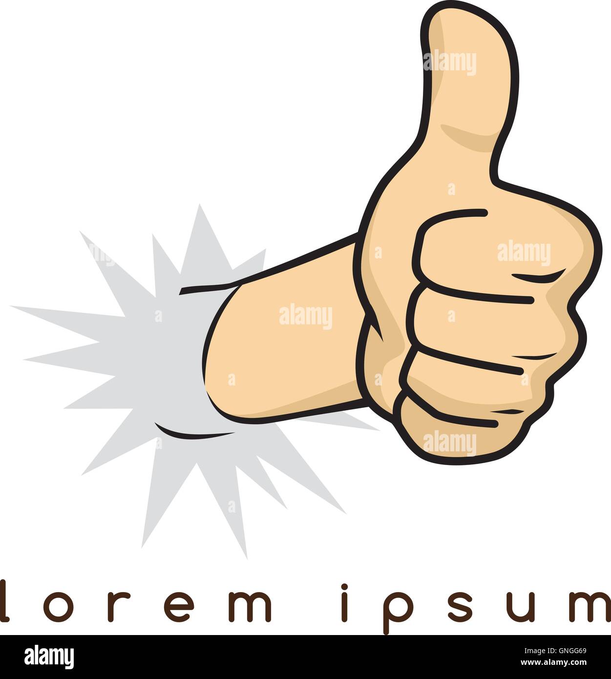 Happy cartoon boy burst sign hi-res stock photography and images - Alamy