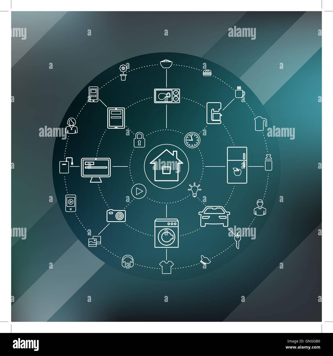 Smart home the internet of things hi-res stock photography and images ...