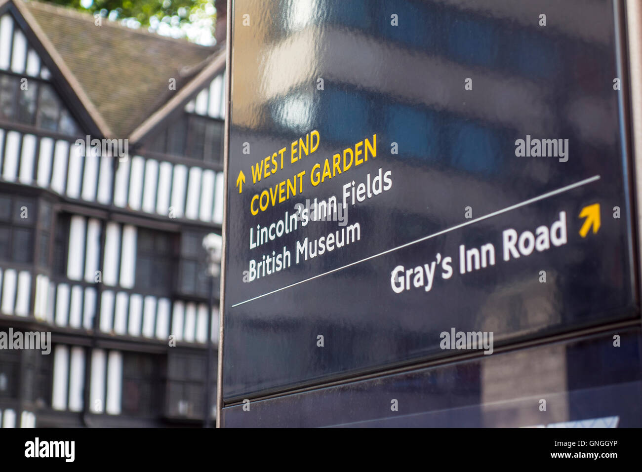 Legible London directional wayfinding sign in London, UK Stock Photo ...