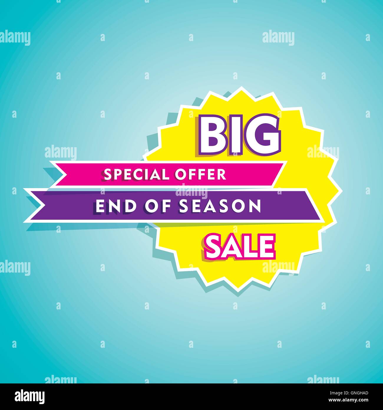 big end of season sale banner design Stock Vector Image & Art - Alamy