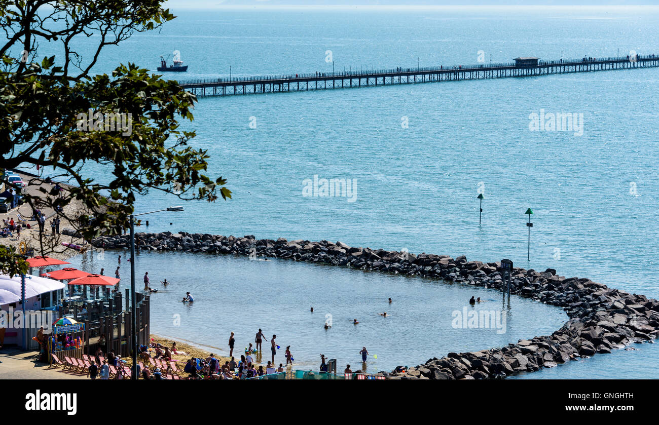 The new Lagoon at Three Shells Beach Southend on Sea Stock Photo - Alamy