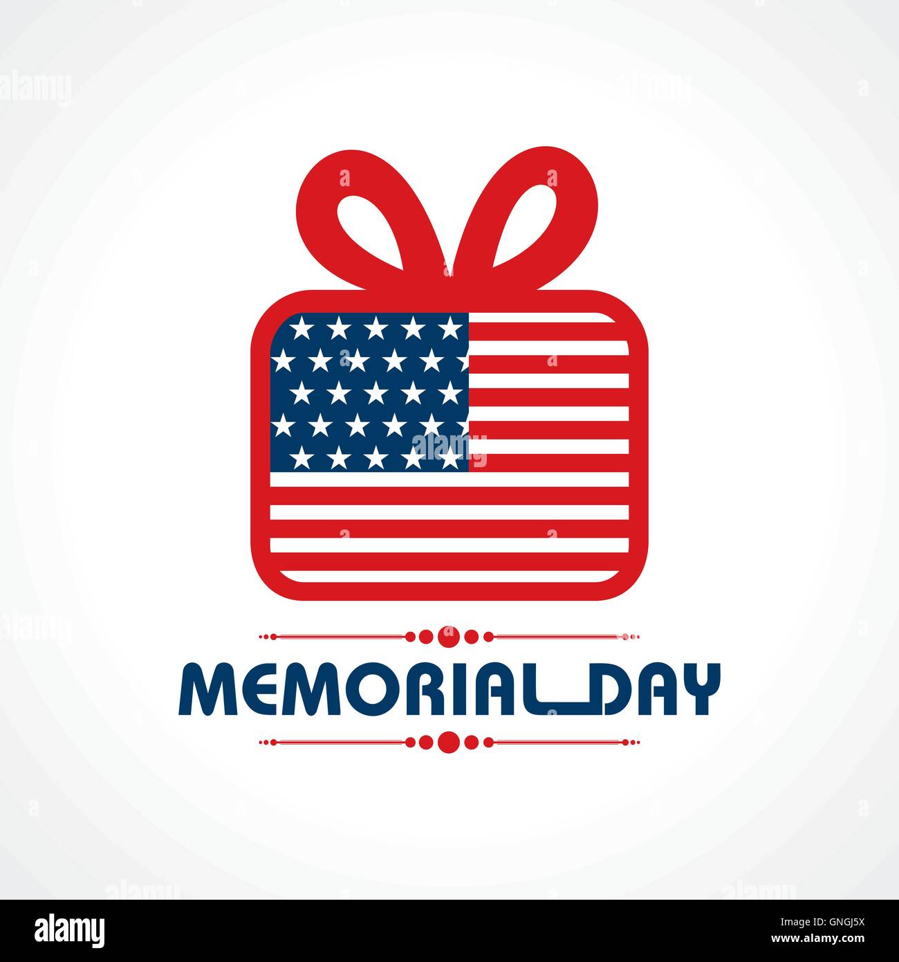 Creative memorial Day Greeting stock vector Stock Vector Image & Art ...