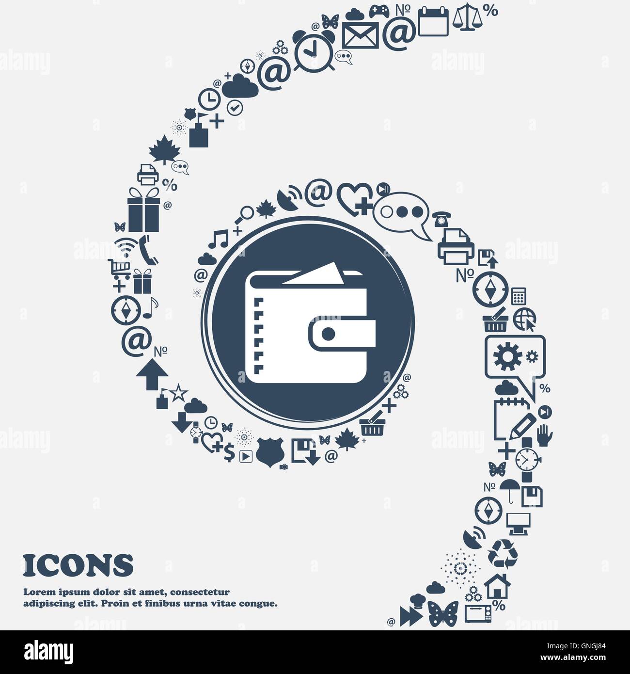 Financial symbols collection Stock Vector Images - Alamy