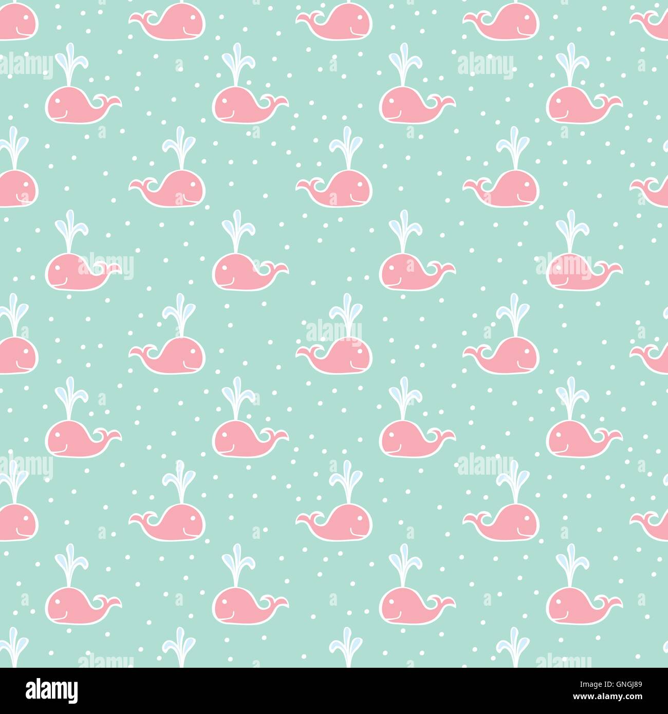 Whales pattern hi-res stock photography and images - Alamy