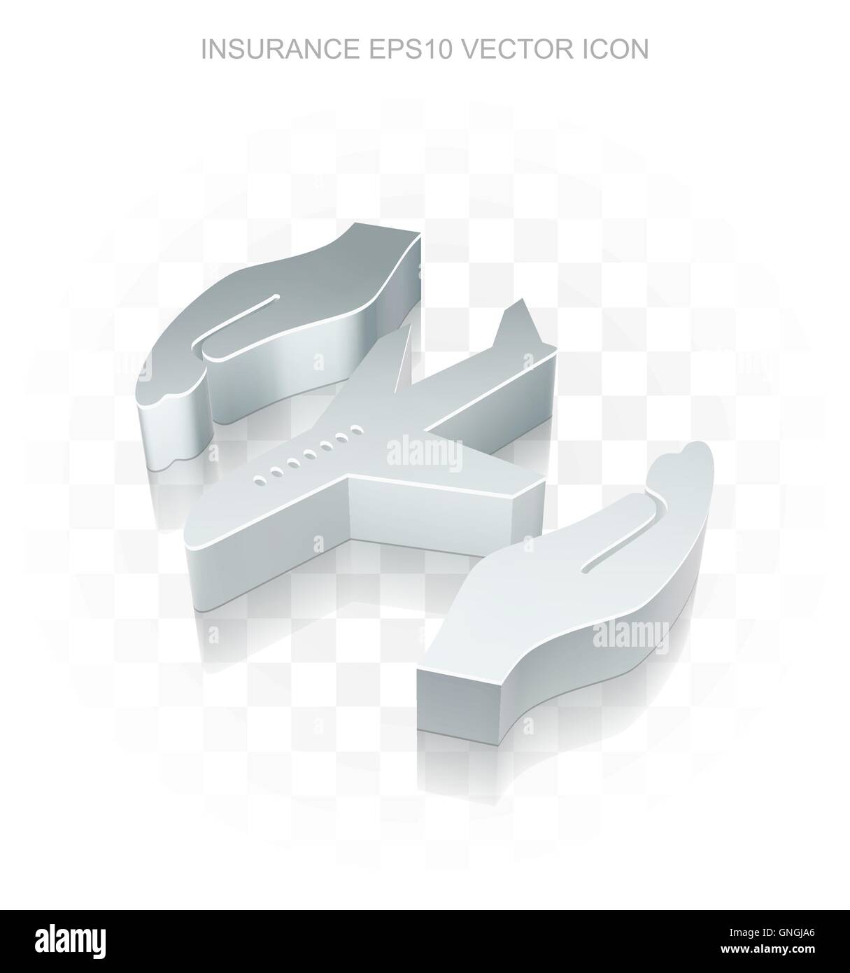 Silver aircraft Stock Vector Images - Alamy