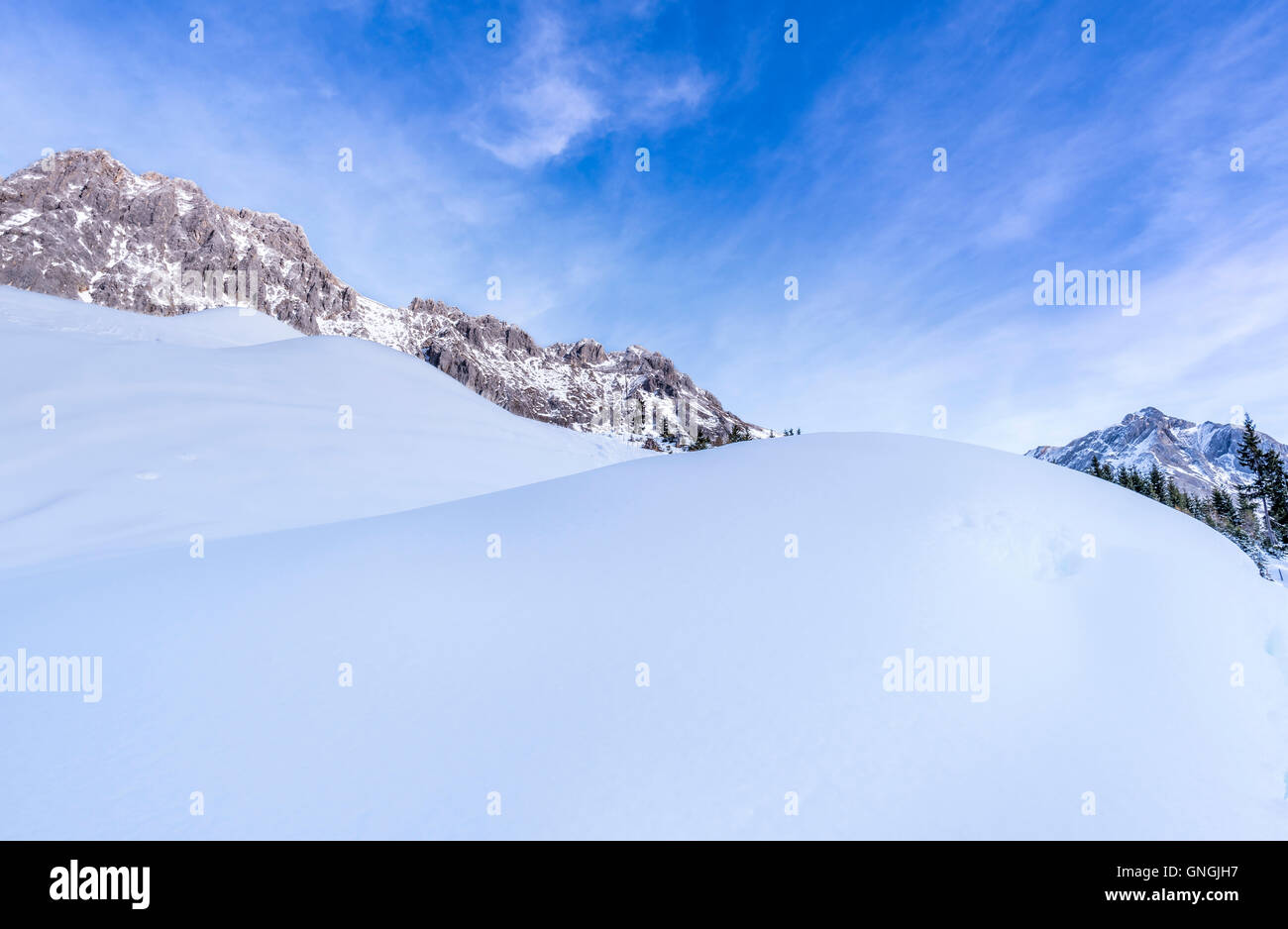 Large piles of snow Stock Photo - Alamy