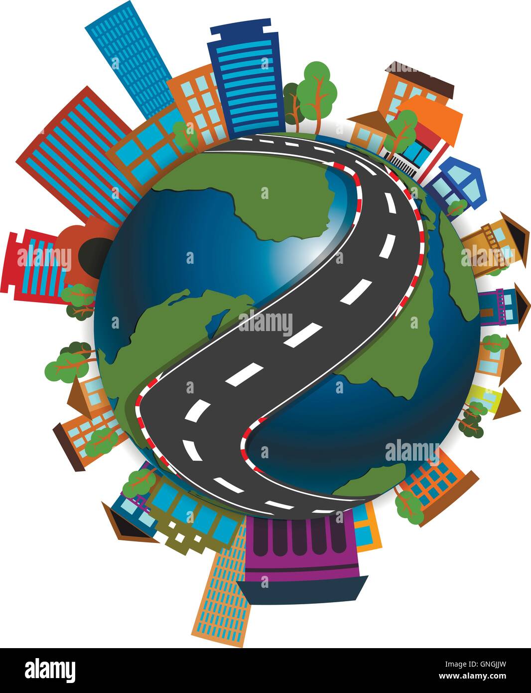 Population development Stock Vector Images - Alamy