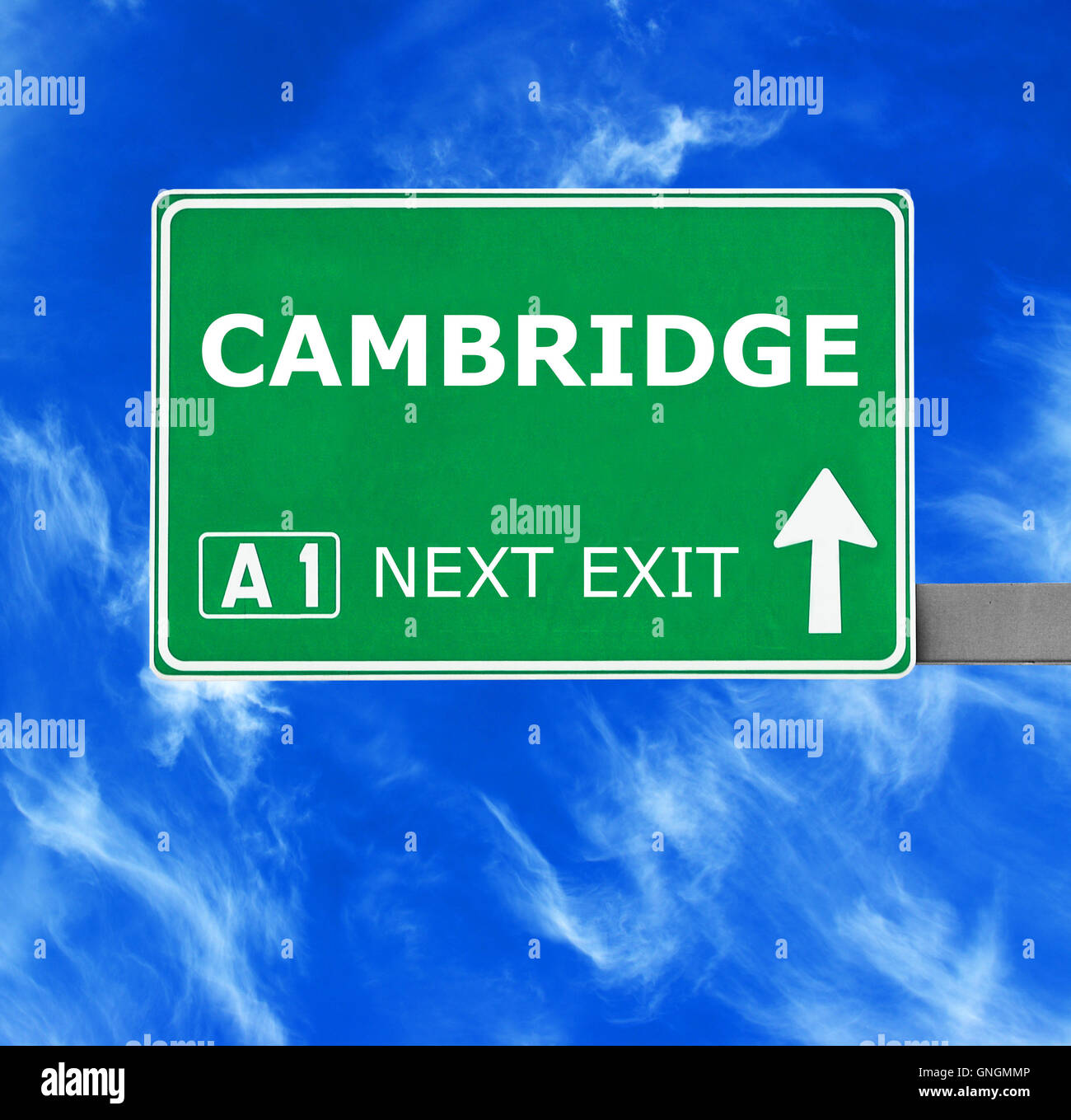Cambridge city sign welcome hi-res stock photography and images - Alamy