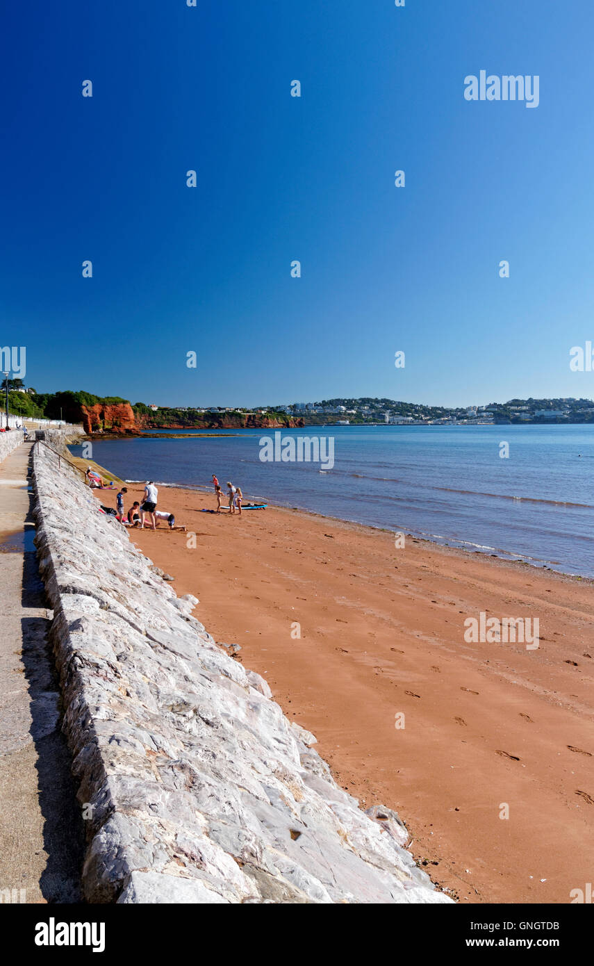 Preston Sands, Paignton, Tor Bay, Devon, England Stock Photo - Alamy