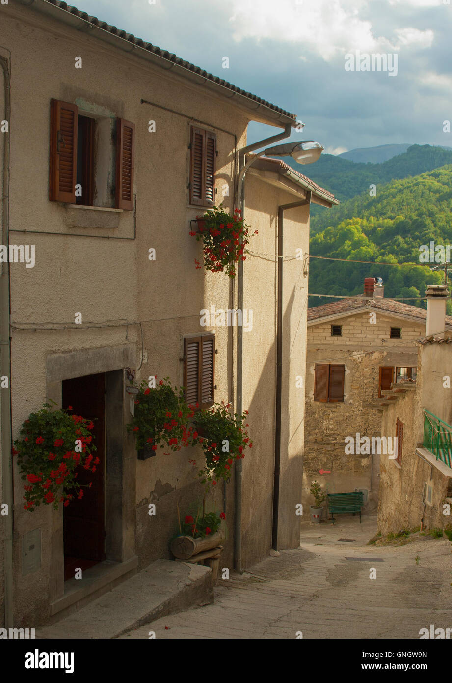 Accumoli in Lazio Italy Stock Photo - Alamy