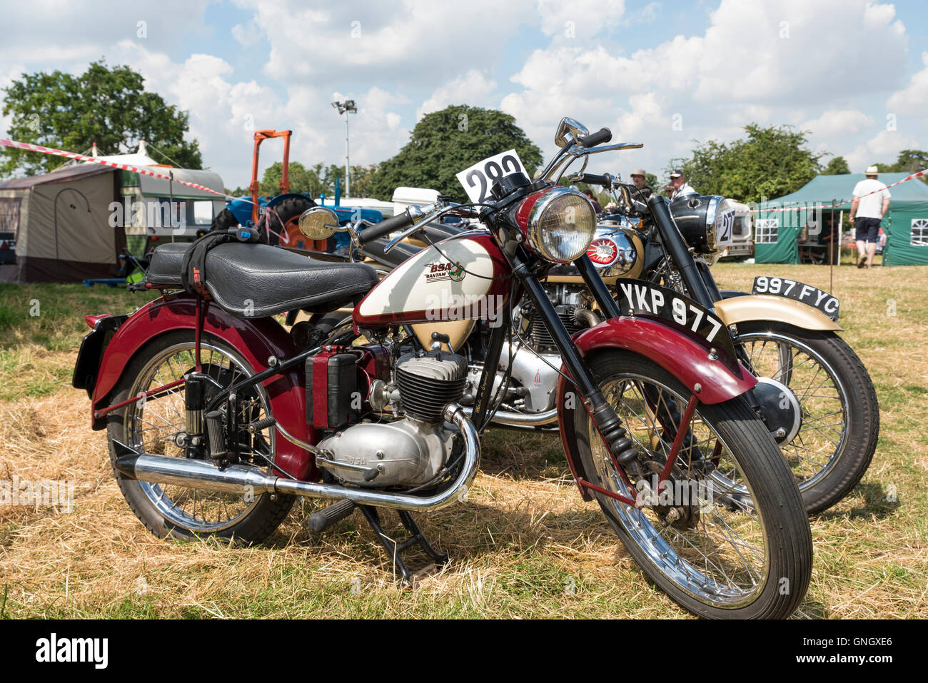 BSA Bantam D1 125cc motorbike 1957 at Stow cum Quy Cambridgeshire Steam ...