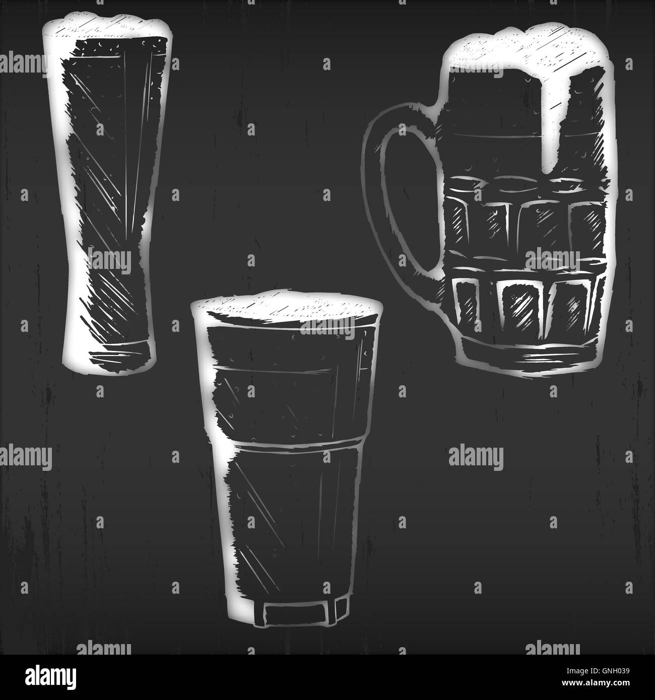 Pint on line Black and White Stock Photos & Images - Alamy