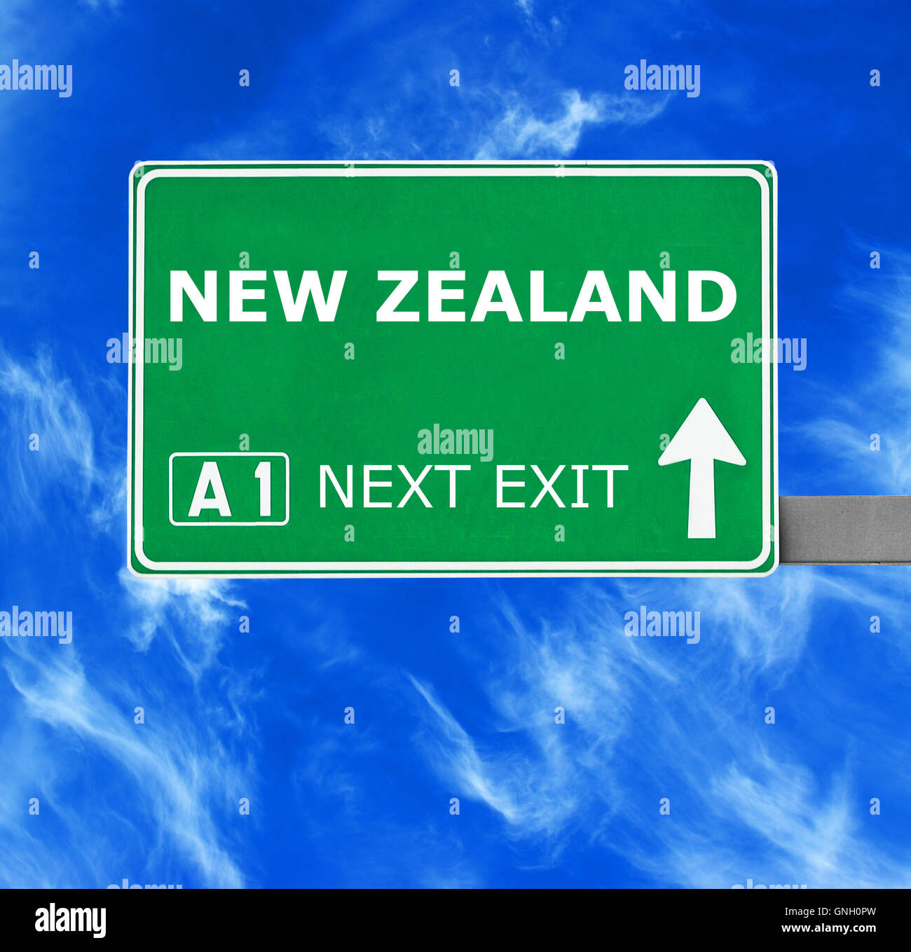 Billboard welcome new zealand hi-res stock photography and images - Alamy